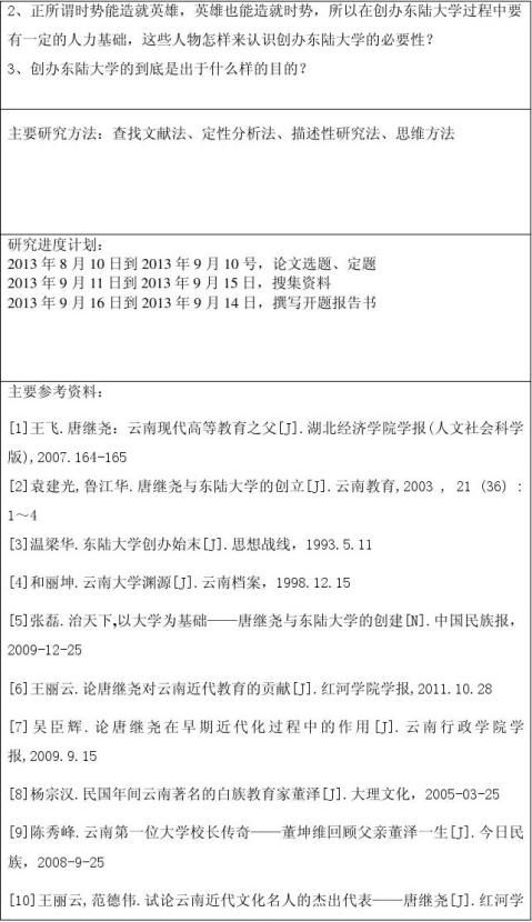05毕业论文开题报告书模板草稿 2 范文118