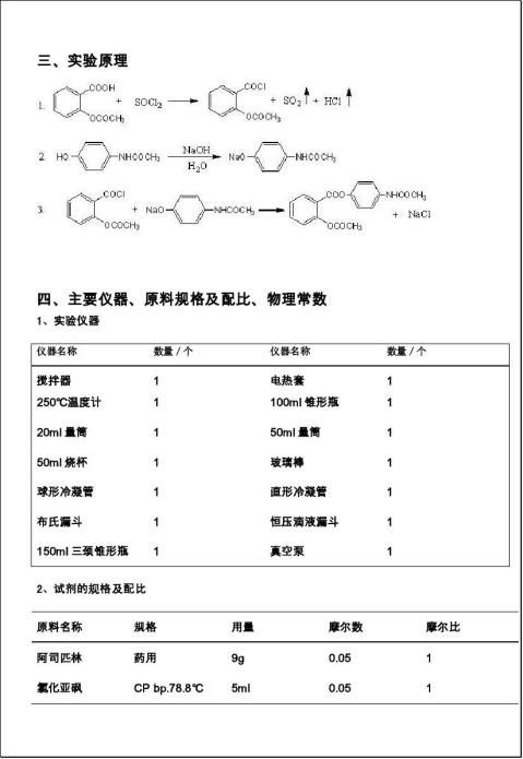 一、扑炎痛(Benorylate)的合成 - 范文118